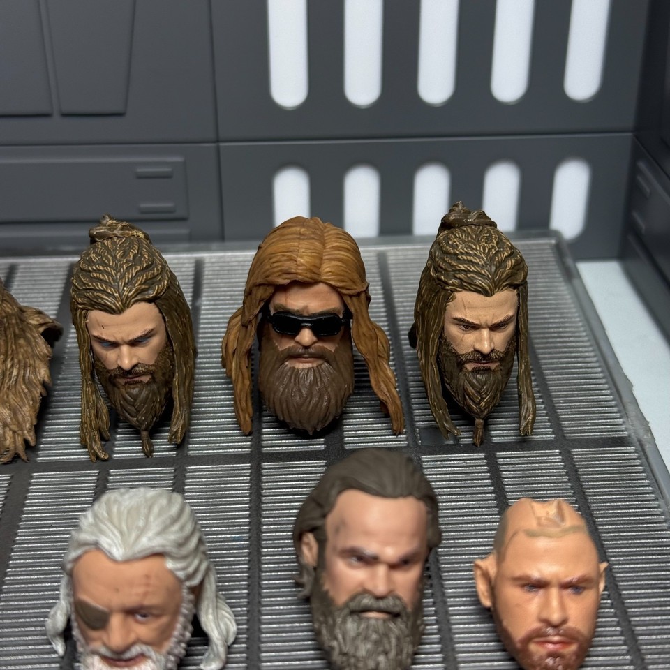 Marvel Legends Series 6" The Avengers Thor Infinity War Head Lot Of 8 ...