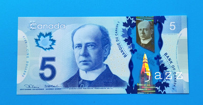 2013 Canada $5 Five Dollar Polymer Banknote Lane & Macklem UNC | eBay