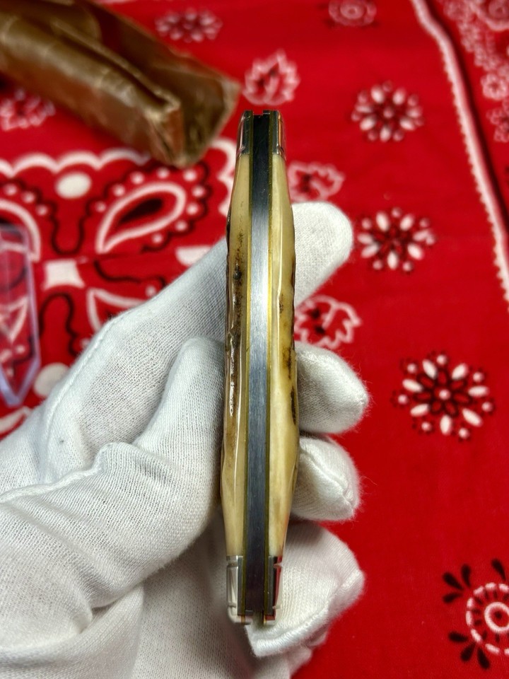 🔥 Great Eastern Cutlery ,1 of 10!! STAG #81 Boss Bull Keeper Knife ...