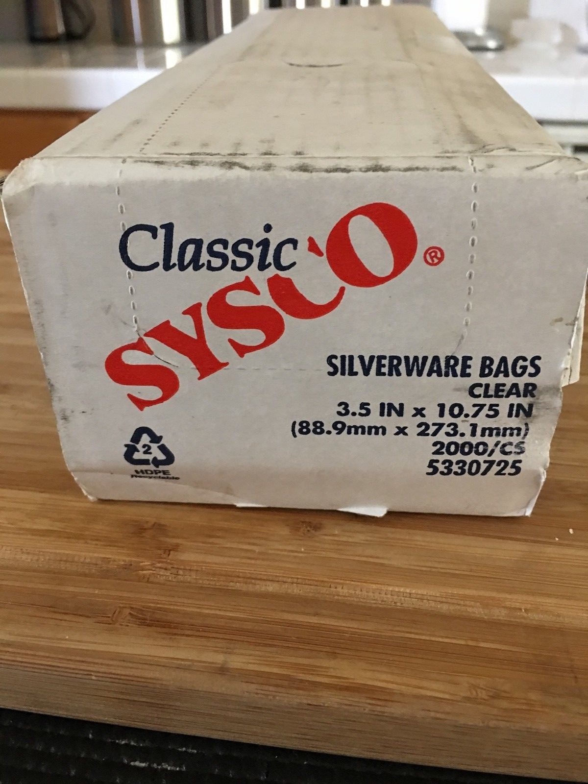 SYSCO CLASSIC SILVERWARE BAGS, CLEAR Lot of 3 | eBay