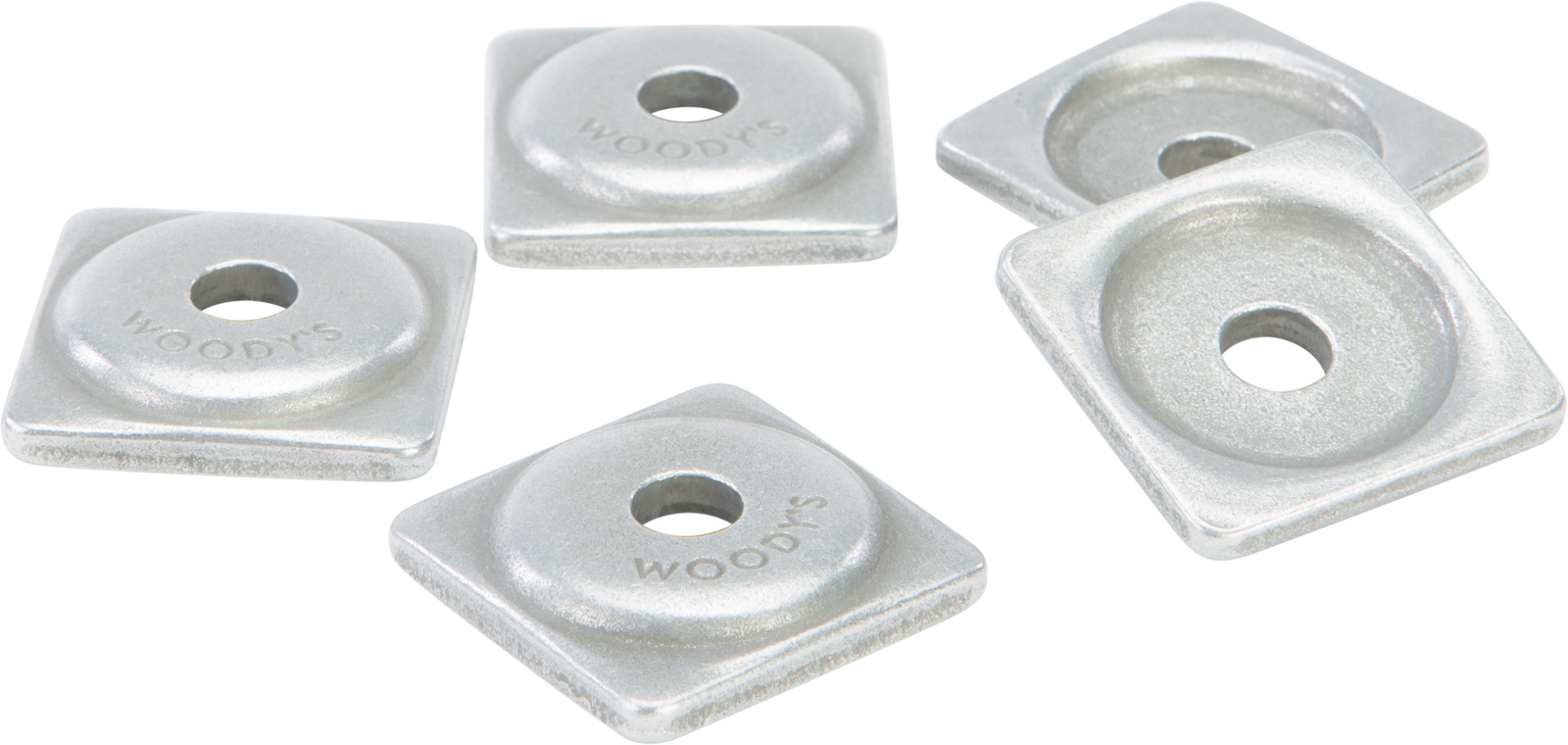Woody's Aluminum Square Support Plates Natural - 5/16in. Thread ASW2 ...