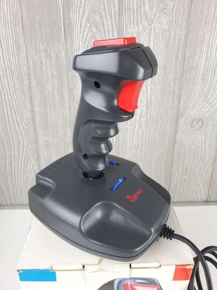 Vintage Genius J-08 Joystick Controller for IBM PC w/ 15-Pin Gameport ...