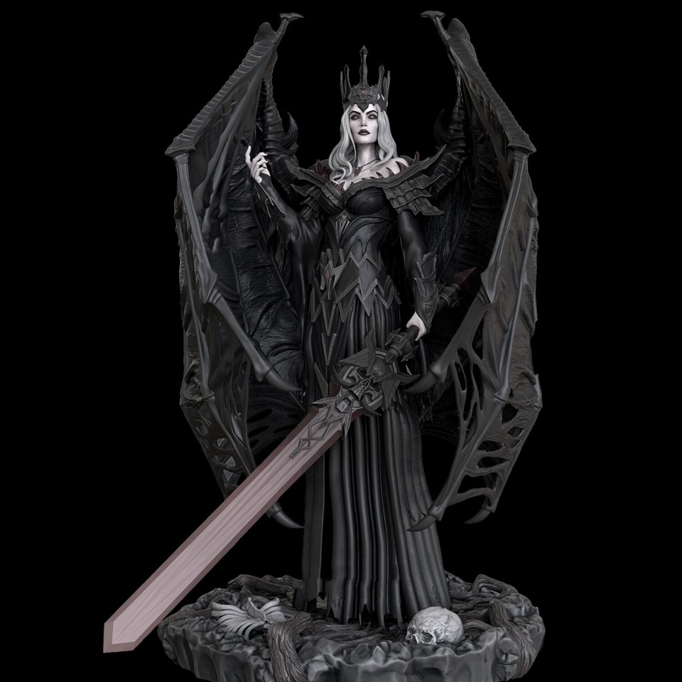 Countess Diablo +(NSFW) 1/12 3D Printed 12K Figure Resin Model Kit ...