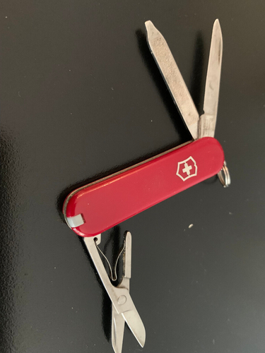 VICTORINOX VINTAGE MINIATURE KEYCHAIN SWISS ARMY KNIFE STAINLESS ...