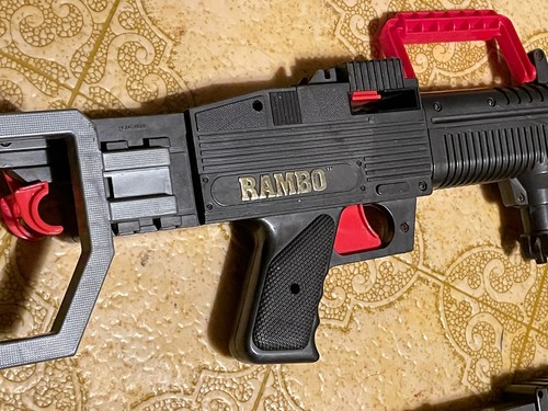 Vintage 1980’s Rambo M60~ Rocket Launcher ~ Pistol Toy Guns Lot SUPER ...