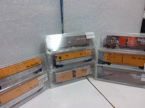 N SCALE MICRO TRAINS 50 BOX CARS DENVER RIO GRANDE WESTERN X 8 | eBay