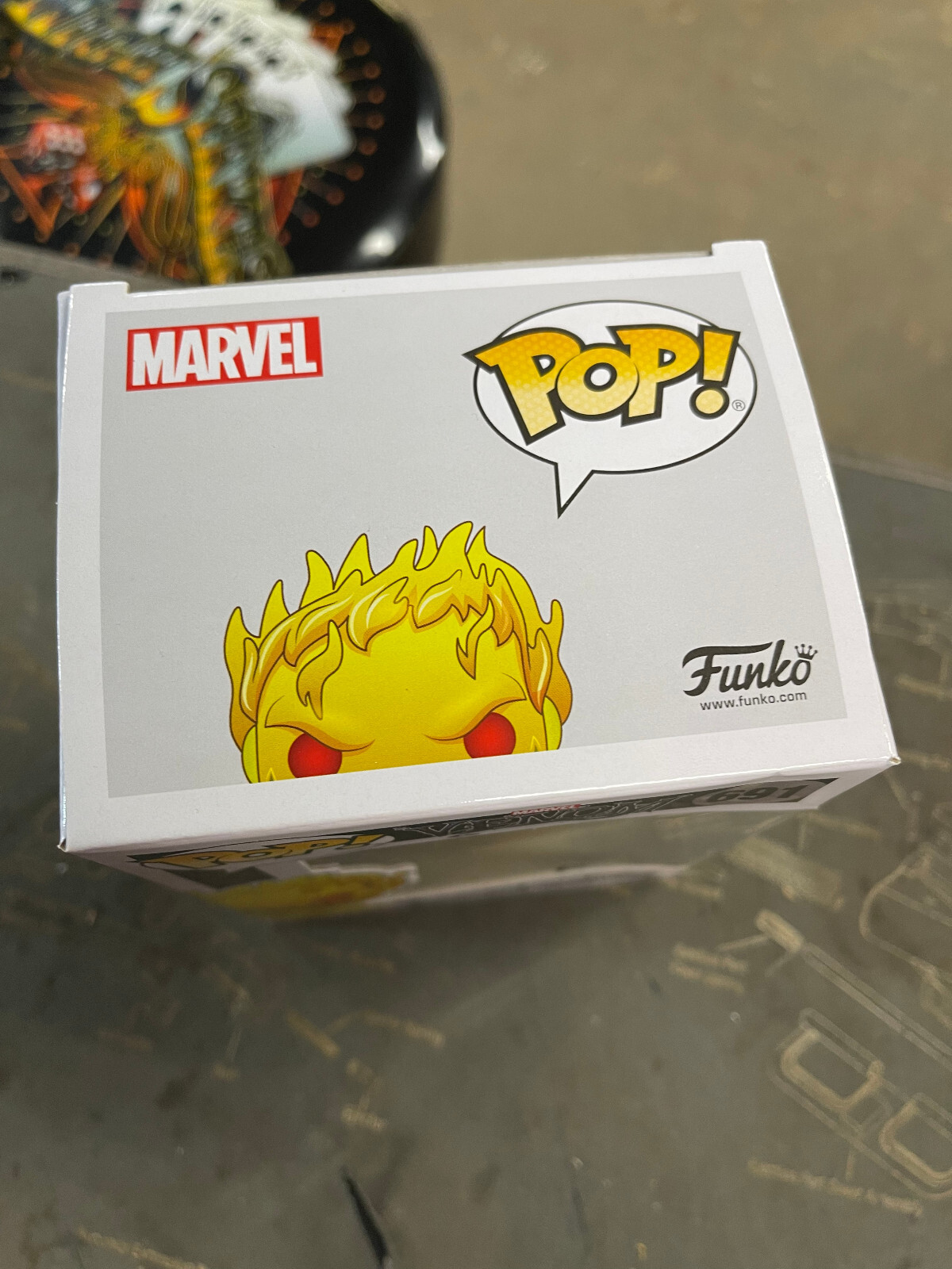 Funko POP Marvel Fantastic Four Venomized Human Torch #691 GameStop for ...