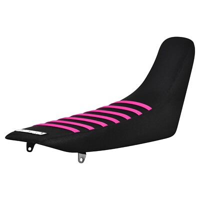 2021-2024 Kawasaki KLX 300 300SM Gripper Seat Cover all BLACK/PINK ribs ...