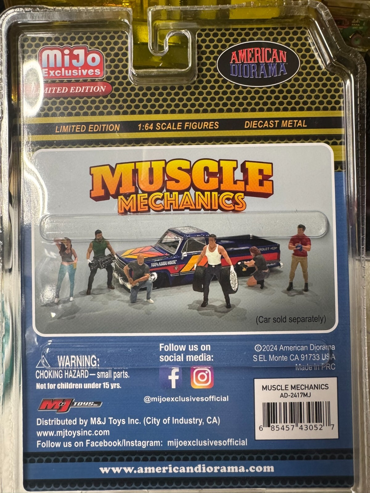 American Diorama Mijo Exclusive Muscle Mechanics Set of 6 Figures | eBay