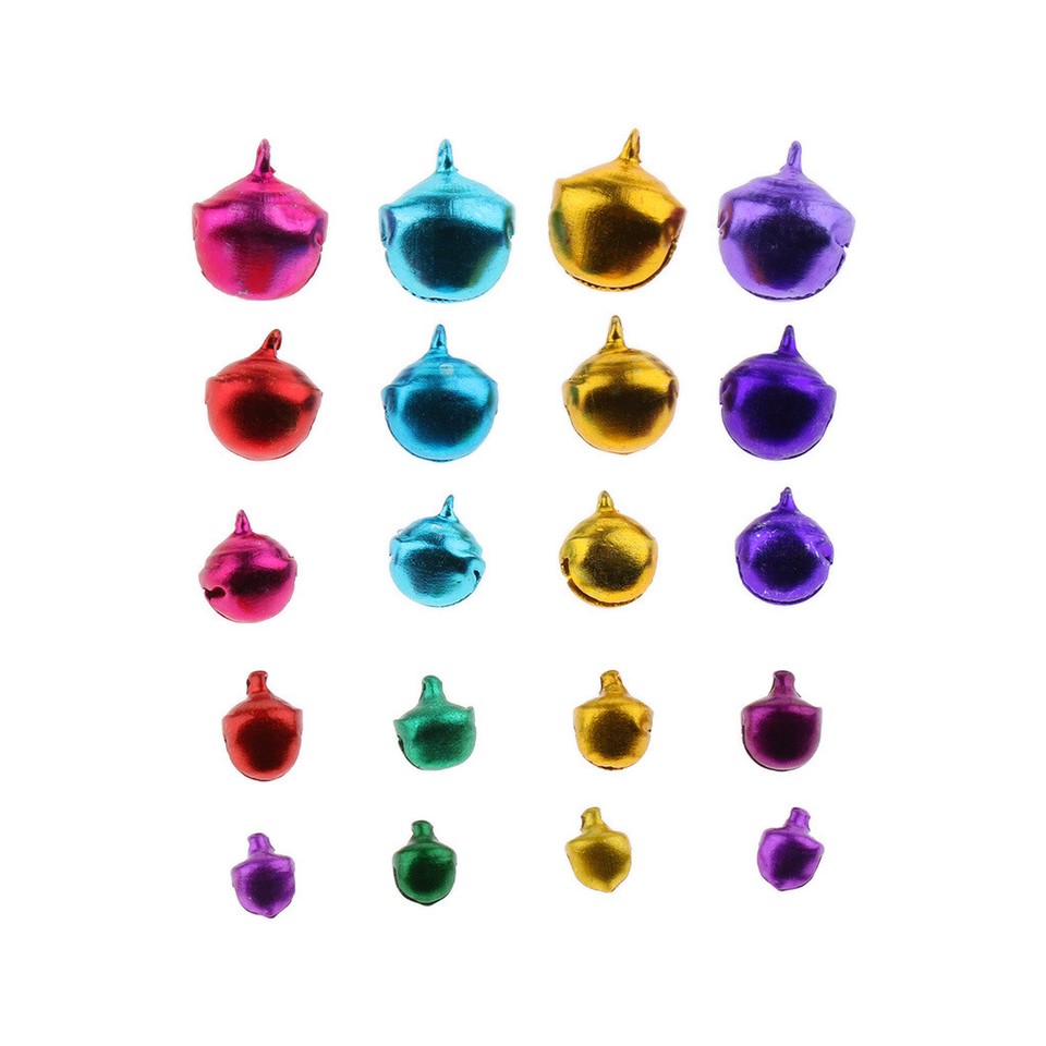 Mini Glöckchen Schellen Glocken aus Metall, Weihnachtsschmuck Glocken ...