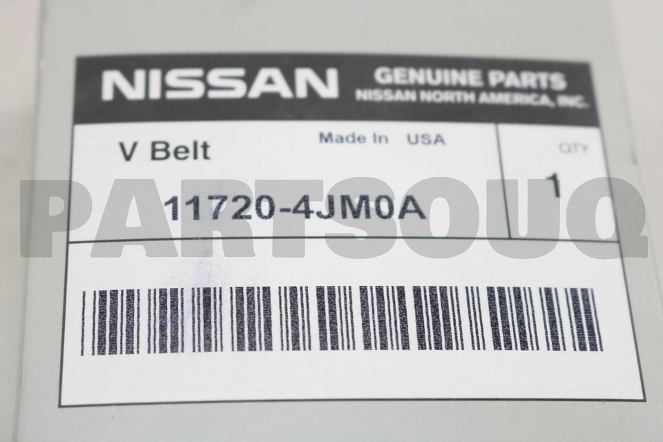 117204JM0A Genuine Nissan BELT-FAN 11720-4JM0A | eBay