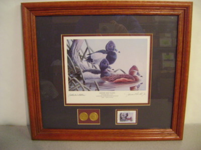 Grand Bay Gang Water Fowel Framed Signed Print, James Partee | eBay