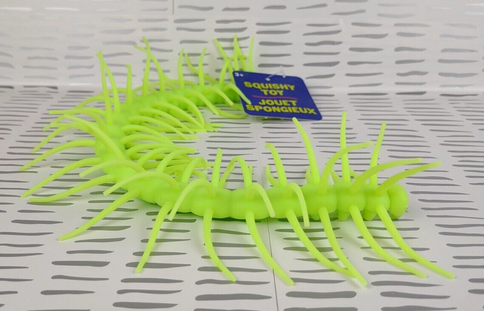 Squishy Simulation Centipede Stretchy Stress Relief Toy Centipede Green ...