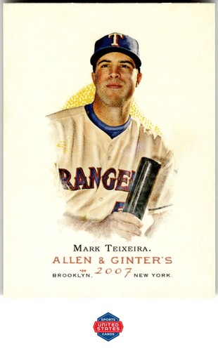 2007 Topps Allen & Ginter #255 Mark Teixeira | eBay