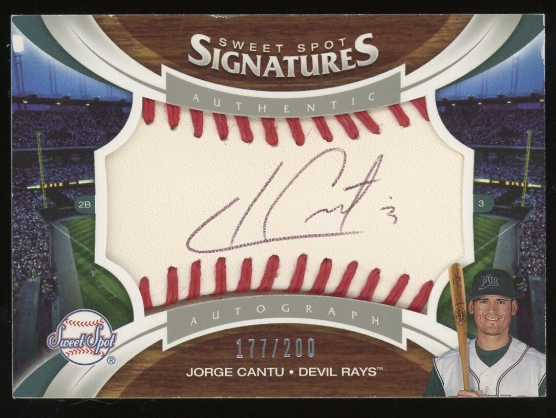 2006 Upper Deck Sweet Spot Sweet Spot Signatures /200 Jorge Cantu #178 ...