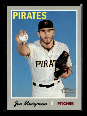 2019 Topps Heritage Joe Musgrove Pittsburgh Pirates #344 2 Card Lot | eBay