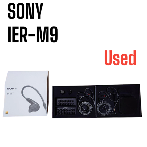 SONY IER-M9 In-Ear Monitor Headphones High-end 360 Reality Audio Black ...