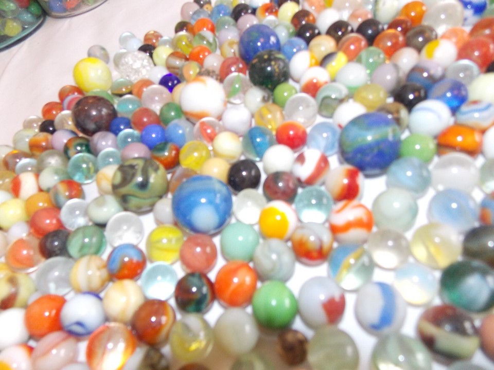 LOT OF 300+ VINTAGE MARBLES ONE PILE ONLY | eBay
