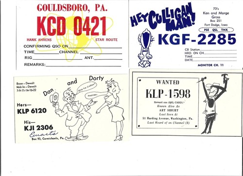 Vintage Lot of 100 QSL SQL Cards Postcards Ham Tube Radio Mixed Lot#3 ...
