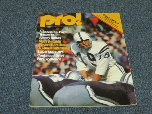 1977 Baltimore Colts Pro! Program | eBay