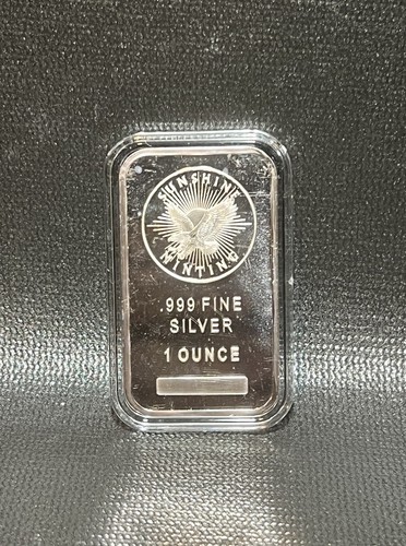 Sunshine Mint .999 Fine 1oz Silver Bar Proof | eBay