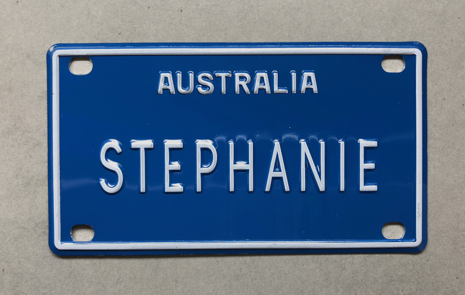 STEPHANIE Novelty Mini Number Plate | eBay Australia