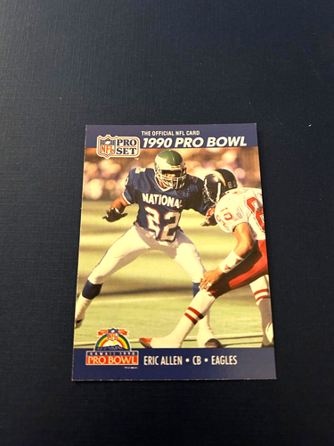 1990 Pro Set Football Eric Allen Pro Bowl #379 HOF Set Break NM | eBay