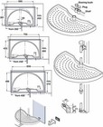 HAFELE KITCHEN CORNER UNIT CAROUSEL HALF CIRCLE SET 490mm SPINDLE, 400/ ...