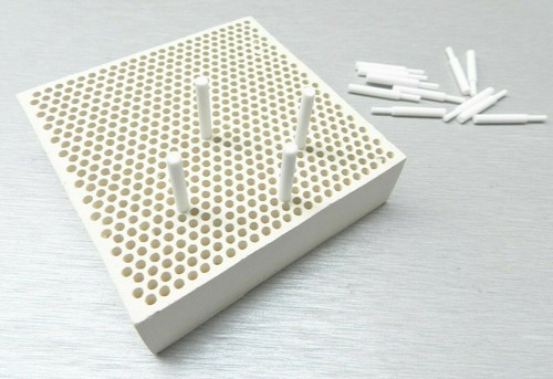 Ceramic Honeycomb Block 4" & Ceramic Pins Soldering Plate & Pins ...