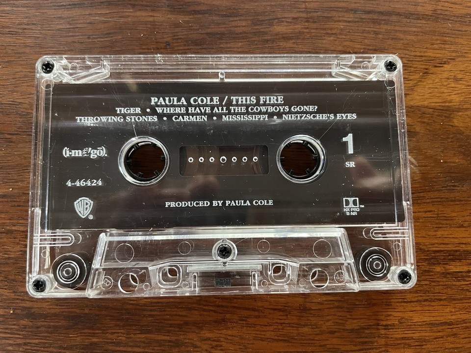 Vtg 1996 This Fire PAULA COLE Cassette Tape Warner Bros. Singer ...