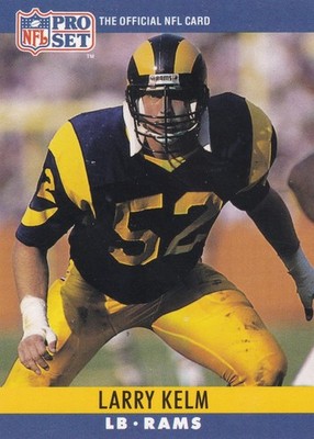 1990 NFL Pro Set Los Angeles Rams Larry Kelm Trading Card | eBay