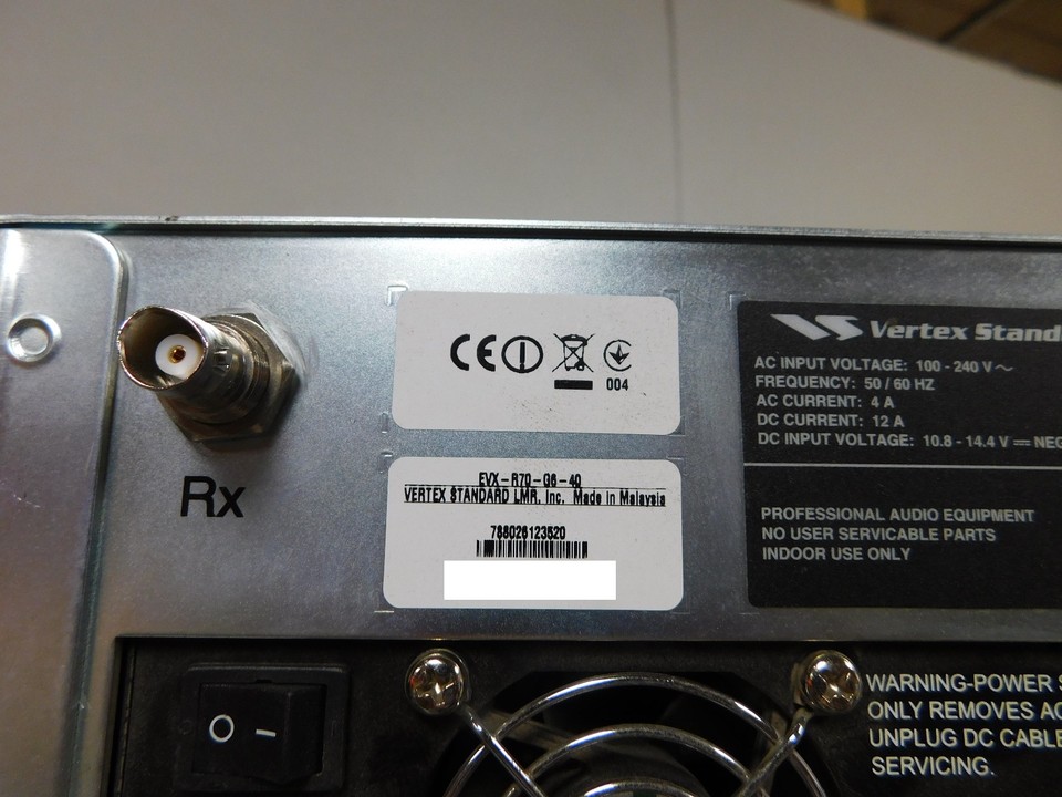 Motorola Vertex EVX-R70-G6 UHF 40W 403-470mhz DMR Mixed mode Digital ...