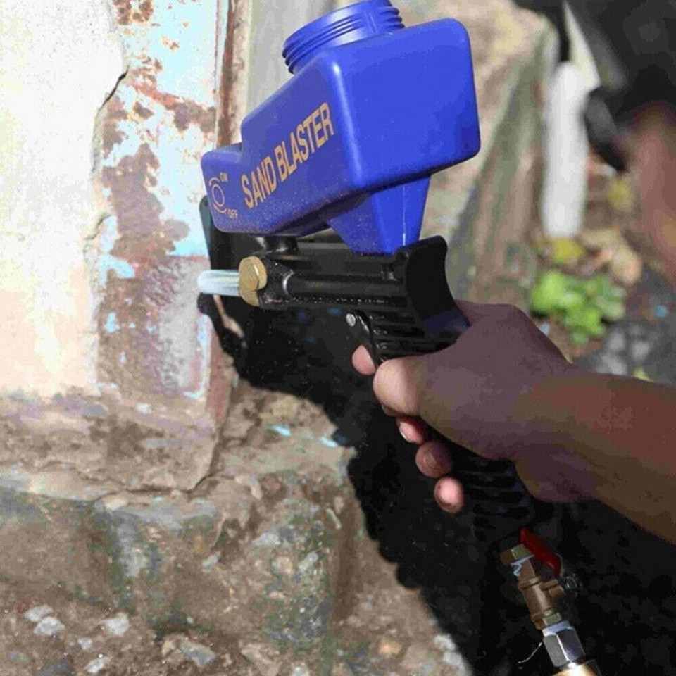 Air Sandblasting Machine Hand Held Sand Blaster Portable Shot Media ...