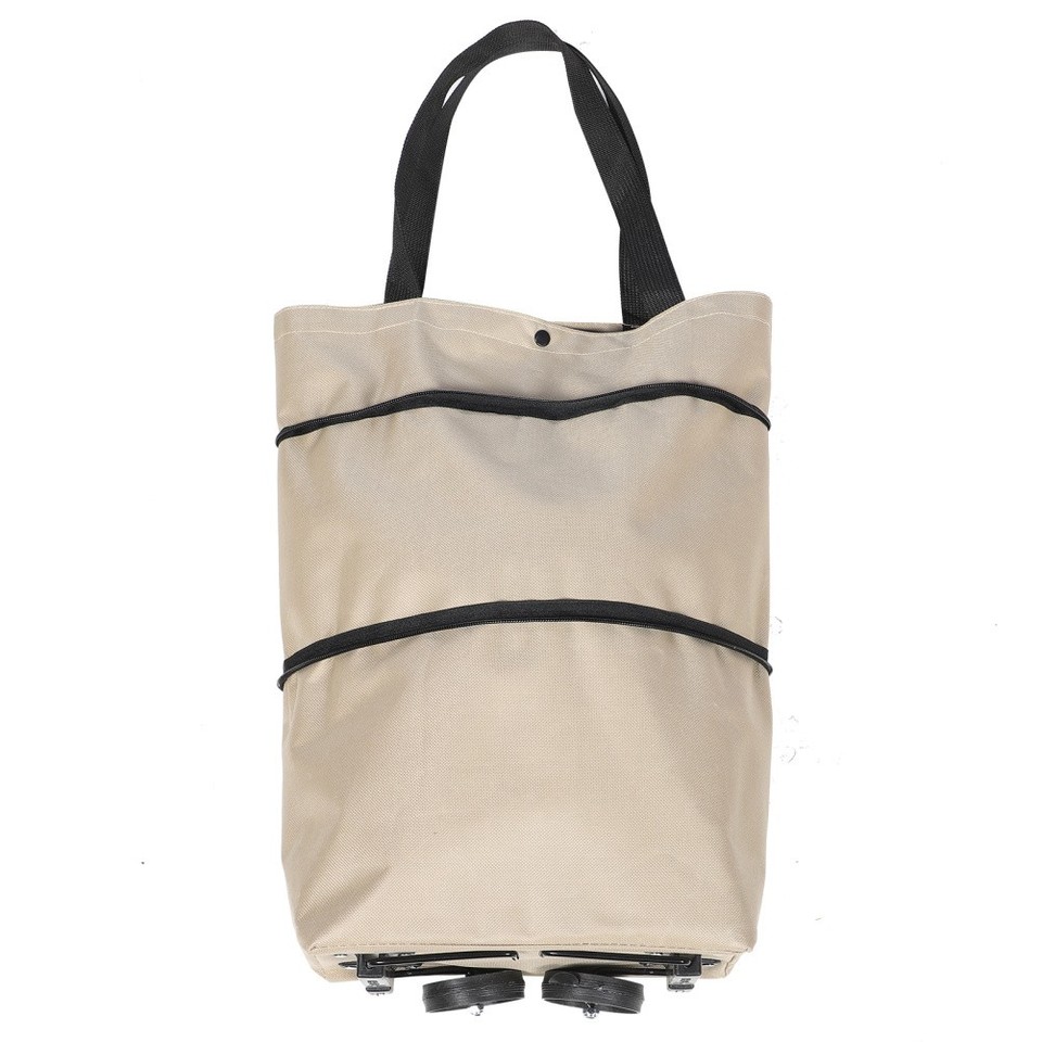Trolley Bag Shopping with Wheels Foldable Tote Reusable Grocery Bags | eBay