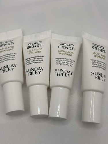 Lot of 4 SUNDAY Riley Good Genes Lactic Acid Treatment 0.17 Oz 5ml Each ...