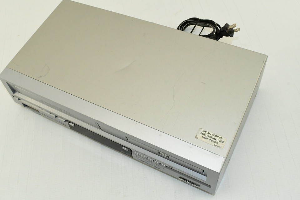 Sansui DVD Video VCR VHS DVD Combo Player Model VRDVD4100A Tested - No ...