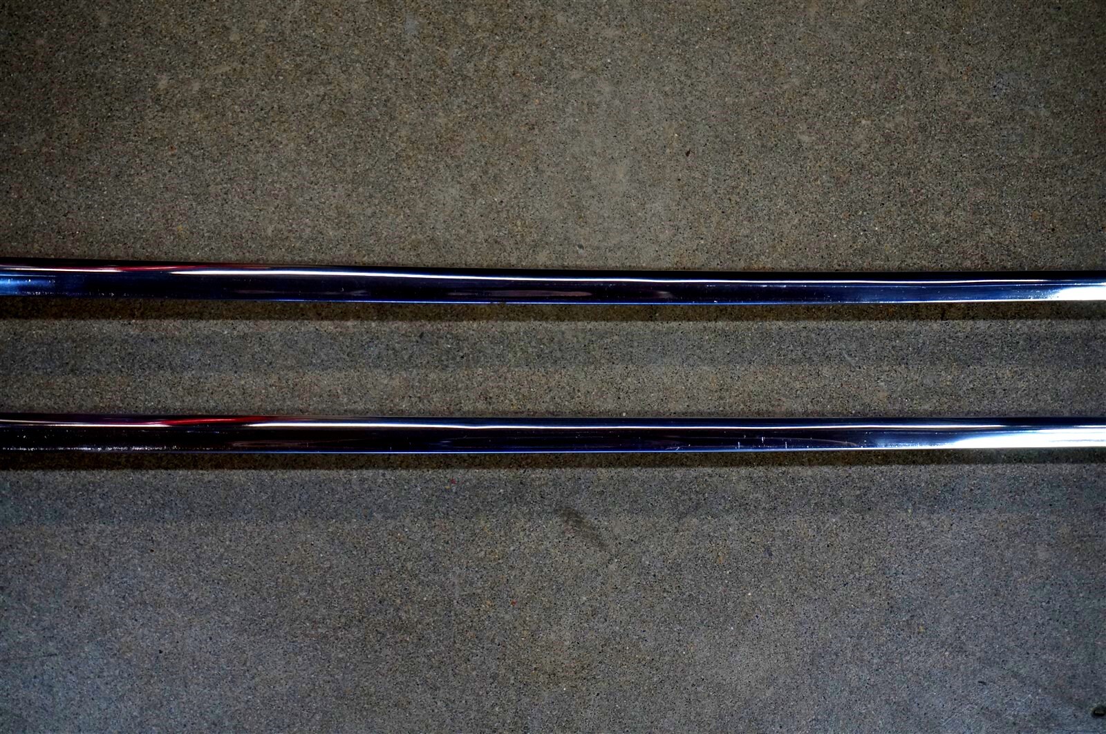 NOS GM 58 59 60 61 62 Corvette Top Fender Trim Molding Polished ...