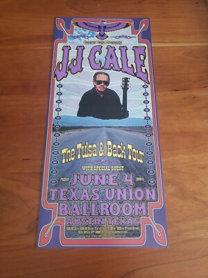 J.J. Cale Poster 17.25" x 7.75" | eBay