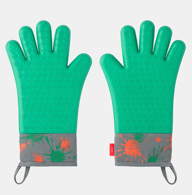 Nintendo Splatoon 3 Salmon Run Frying Pan Mitten Cooler Box Keychain ...