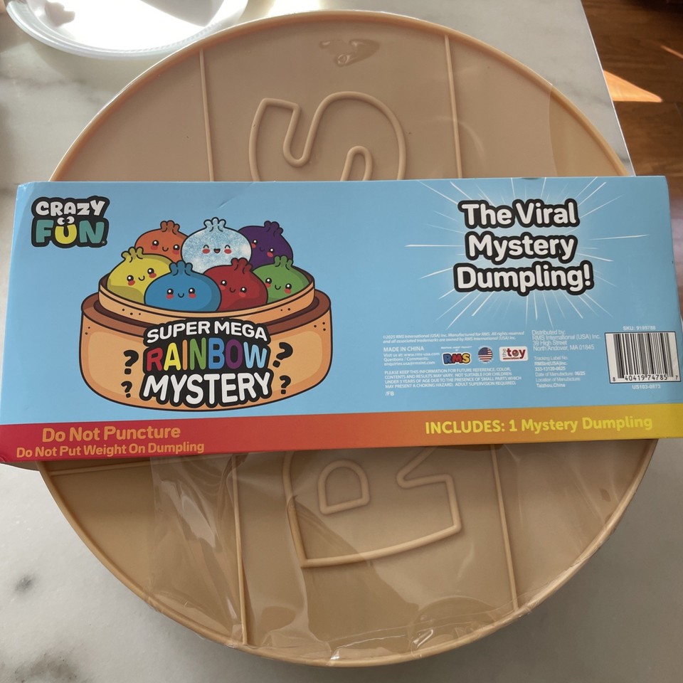 VIRAL SUPER MEGA 8 lbs Rainbow Mystery Squishy Bun Dumpling GIANT RMS ...