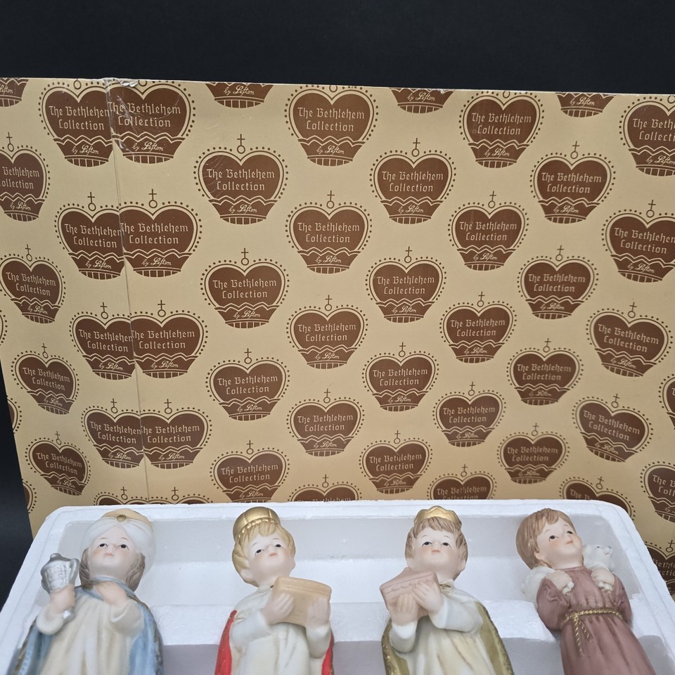 Lefton China The Bethlehem Collection 1986 Children Christmas Nativity ...