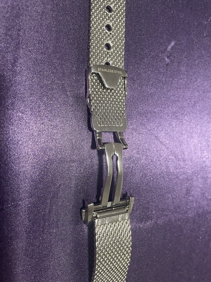 20mm Omega Braided Stainless Mesh Watch Strap (Bracelet Only!) | eBay