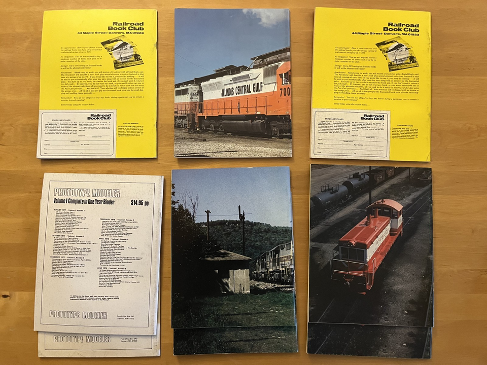 PROTOTYPE MODELER MAGAZINE Lot of 9 issues 1979 - see description for ...