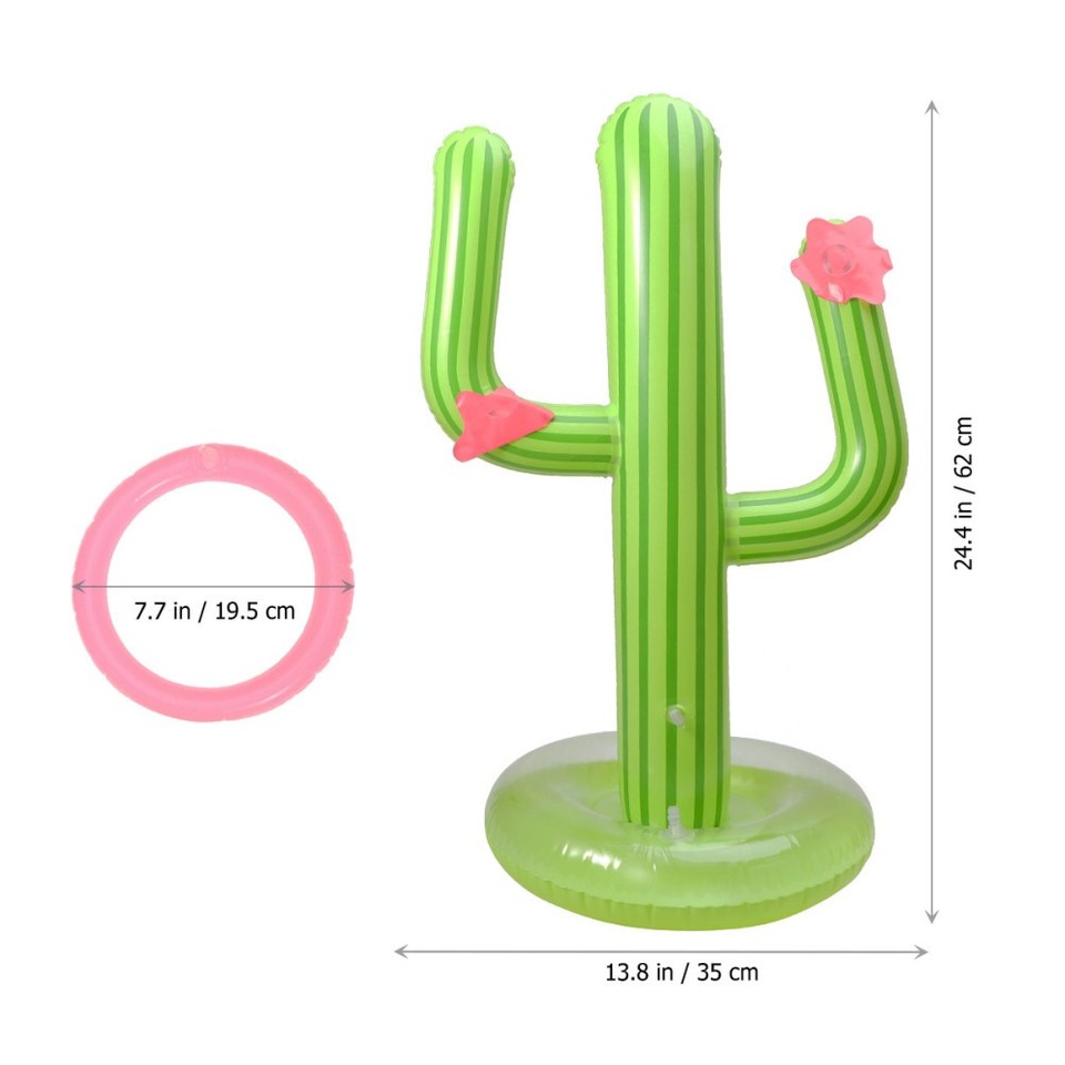 PVC Inflatable Cactus Shape Beach Party Toys Stage Props for Decoration ...