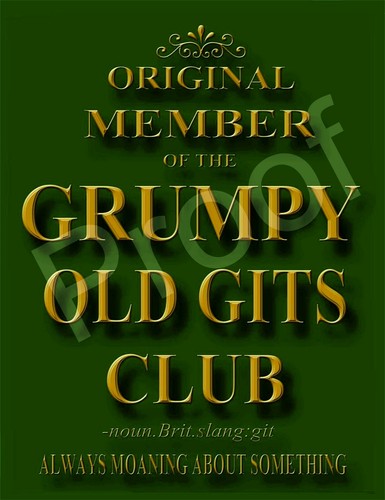 GRUMPY OLD GITS CLUB #S621 SIGN 8 X 6" GARAGE SHED ALUMINIUM NEW PLAQUE FUNNY | eBay UK