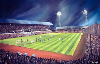 East End Park Dunfermline Athletic 1970 v Anderlecht - A3 print | eBay UK