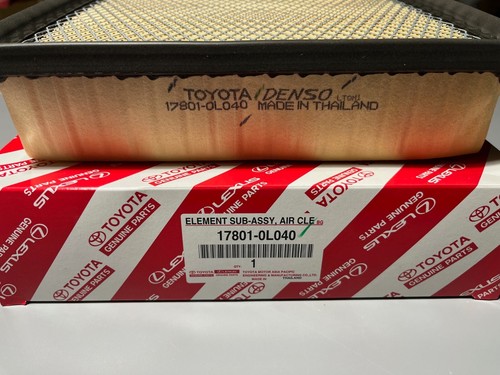 Genuine Toyota Hilux Fortuner Innova Engine Air Filter 17801-0L040 OEM ...
