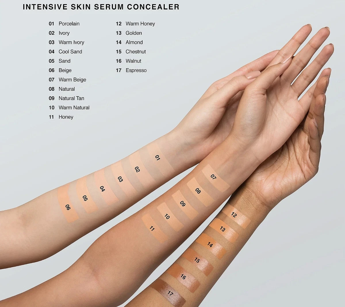 Bobbi Brown Concealer Kit Swatches