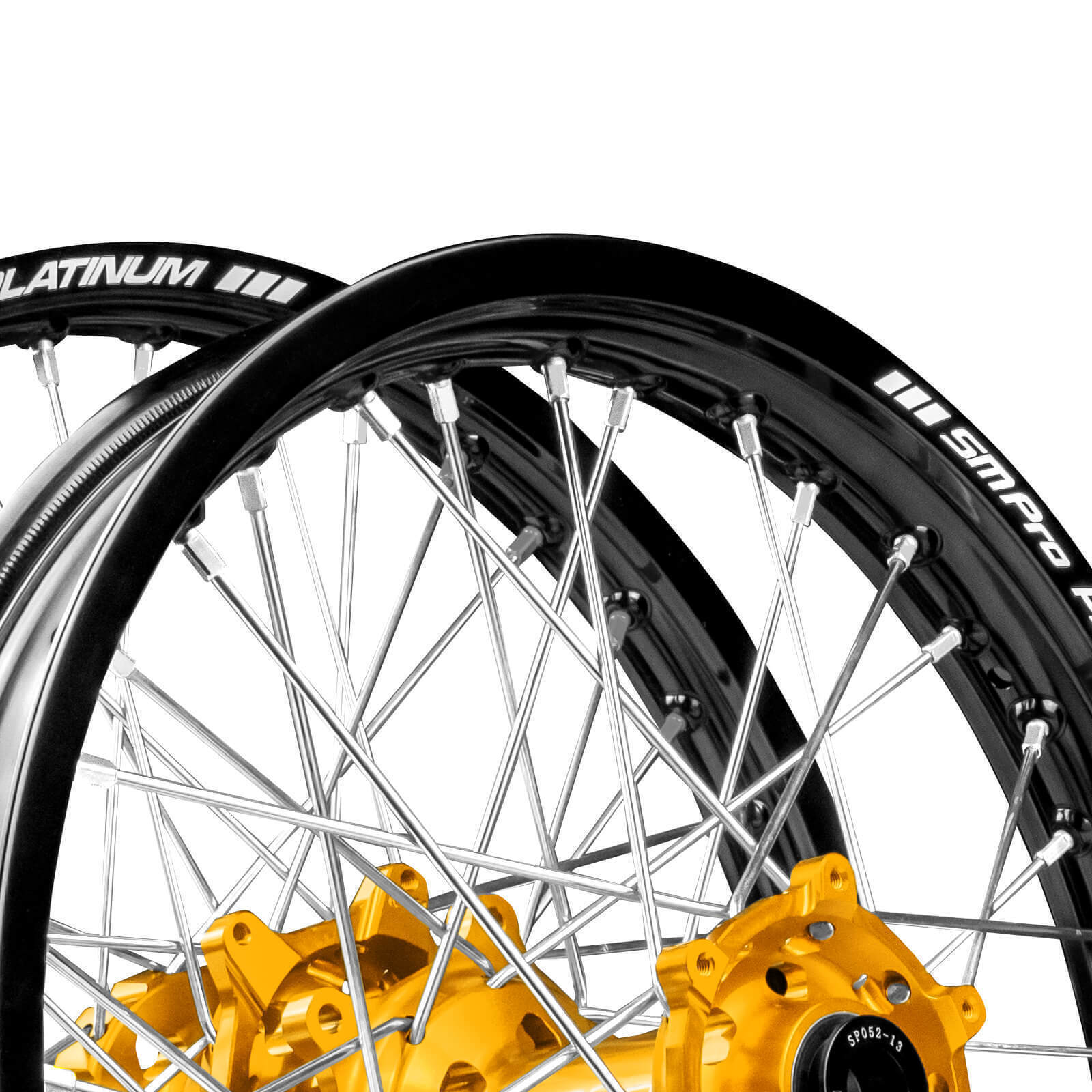 Yamaha WRF450F 2021 - SM Pro MX SNR Wheel Set 21/18 Black Rims Gold ...