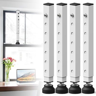 4 Pack Window Security Bars Adjustablewindow Safety Lock Bar With ...